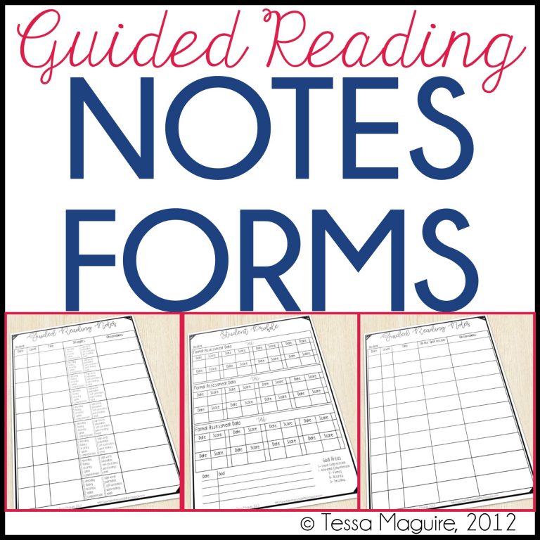 Guided Reading Notes - Tales from Outside the Classroom