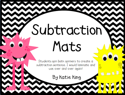 Subtraction-Freebie - Tales from Outside the Classroom