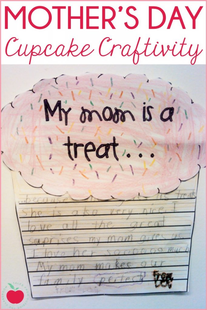 Mother's Day Cupcake Craftivity - Tales from Outside the Classroom