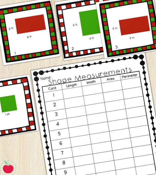 Area and Perimeter task cards work - Tales from Outside the Classroom
