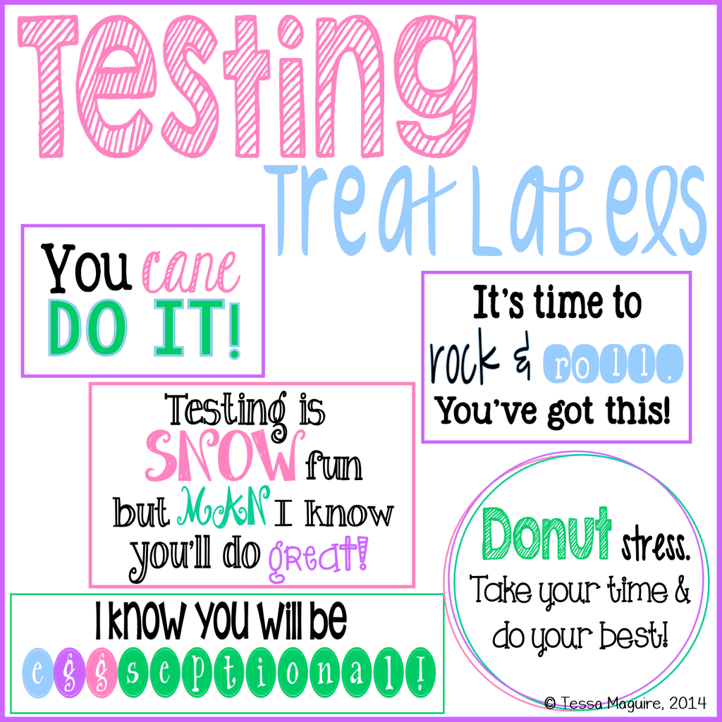 Testing Treat Labels - Tales from Outside the Classroom