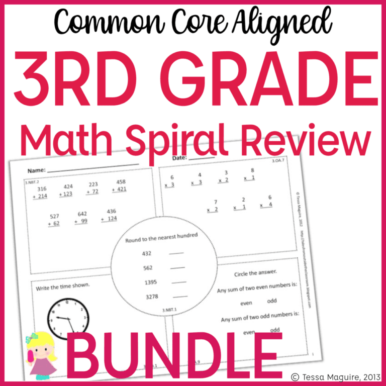How I Use Spiral Reviews to Guide my Math Reteaching - Tales from ...