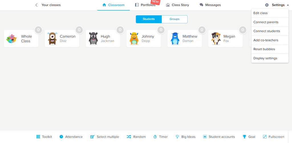 Self-Portrait Custom Class Dojo Avatars - Tales from Outside the Classroom