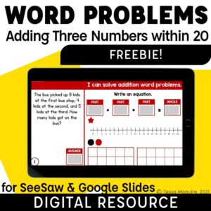 Part-Part-Whole with Addition and Subtraction - Tales from Outside the ...