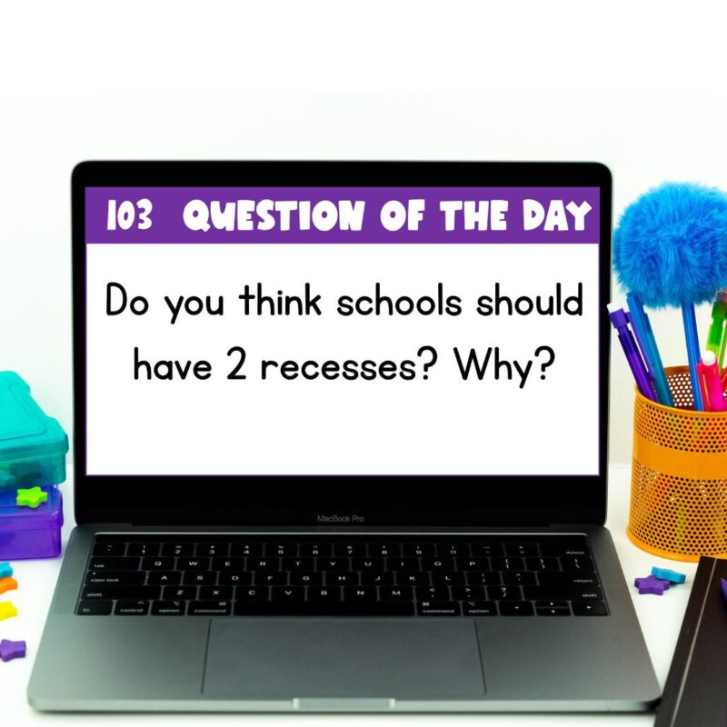 Build Oral Language Skills with a Morning Meeting Question of the Day ...