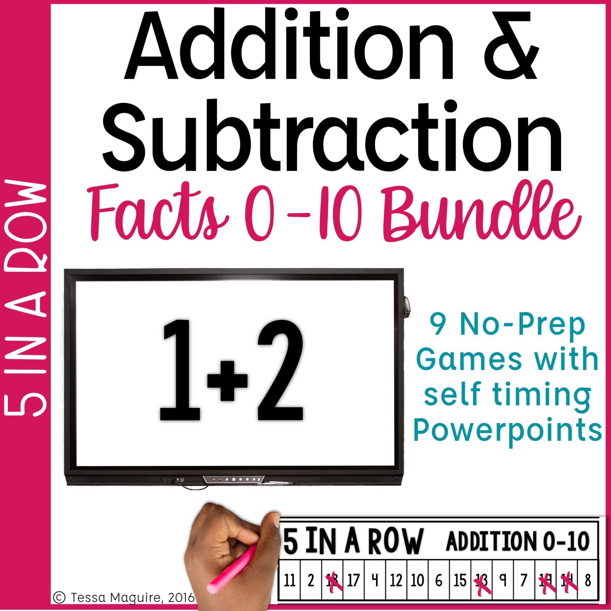 Addition & Subtraction fact fluency game - Tales from Outside the Classroom